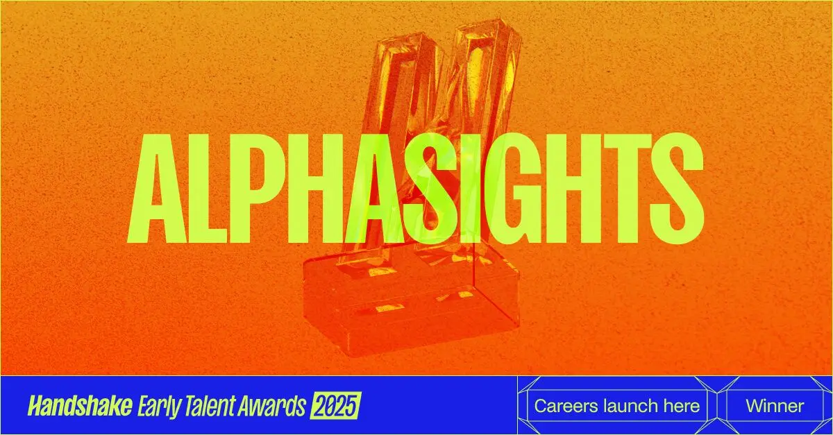 2025 Handshake Early Talent Awards - AlphaSights | Handshake
