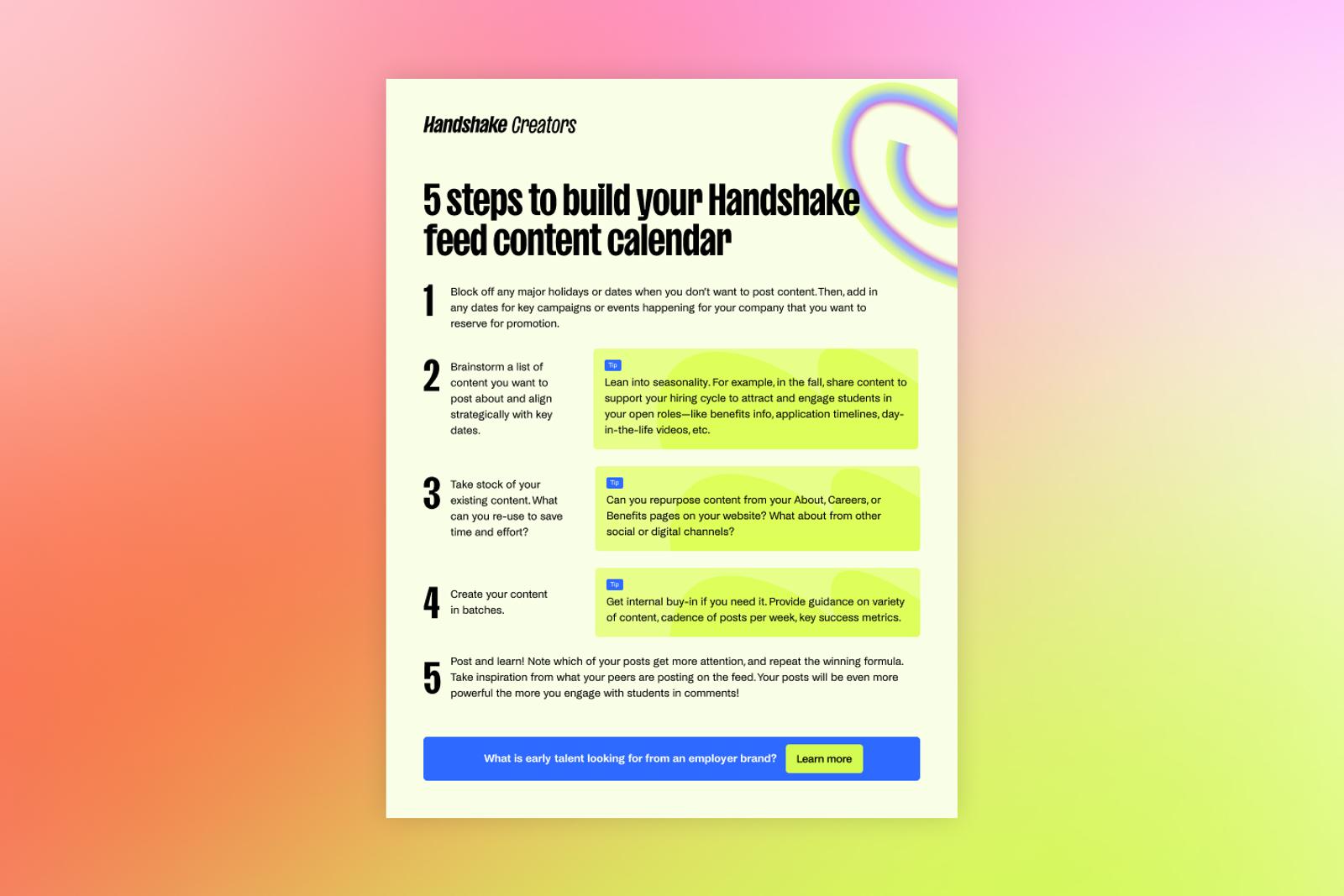 ScribeAmerica’s top tips for Handshake feed content creation | Handshake
