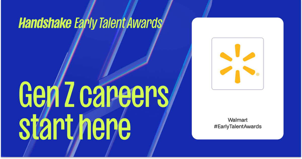 2023 Handshake Early Talent Awards - Walmart | Handshake