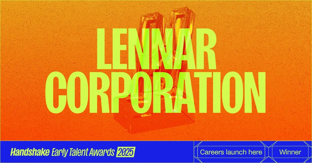 2025 Handshake Early Talent Awards - Lennar Corporation | Handshake