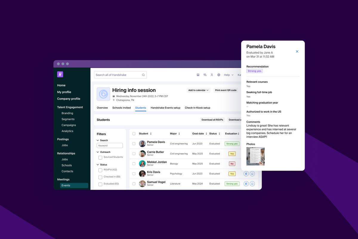 How Handshake Events drives campus recruiting efficiency | Handshake