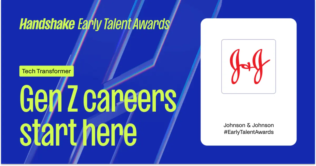 2023 Handshake Early Talent Awards - Johnson & Johnson | Handshake