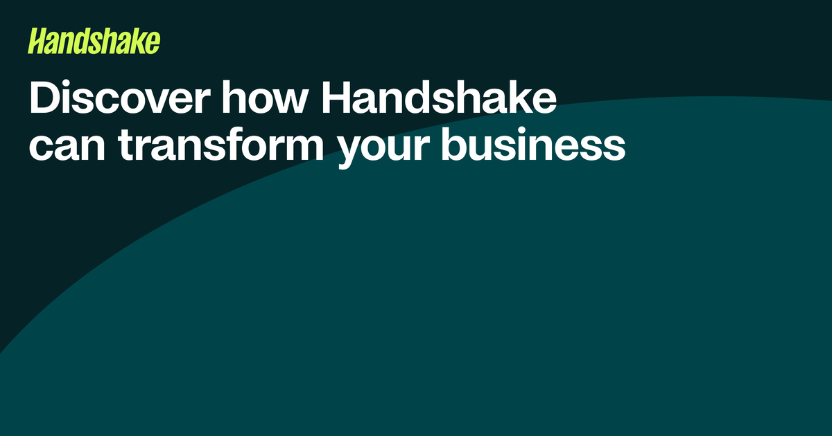 Join Handshake | Handshake