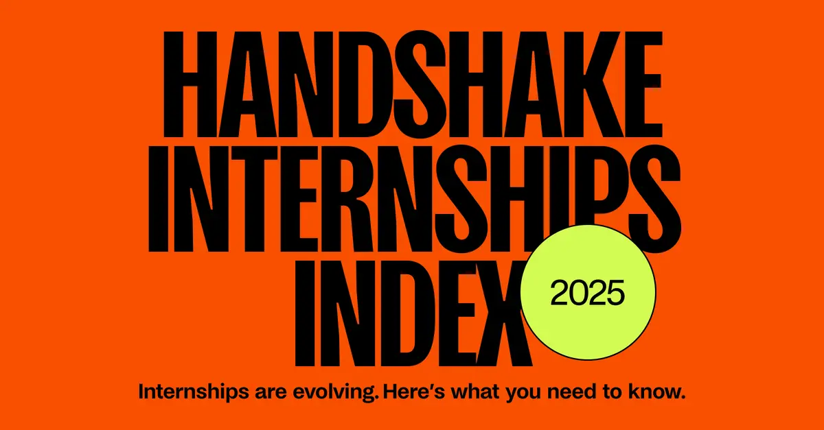 Handshake Internships Index 2025 | Handshake