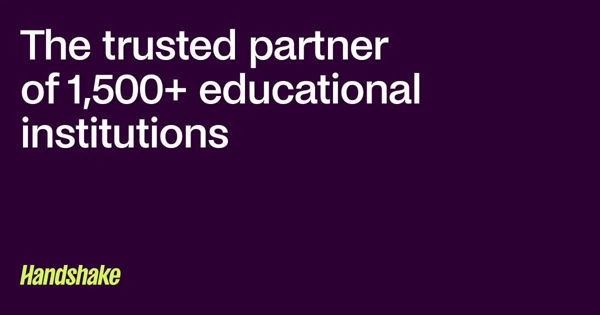 Career Centers Handshake