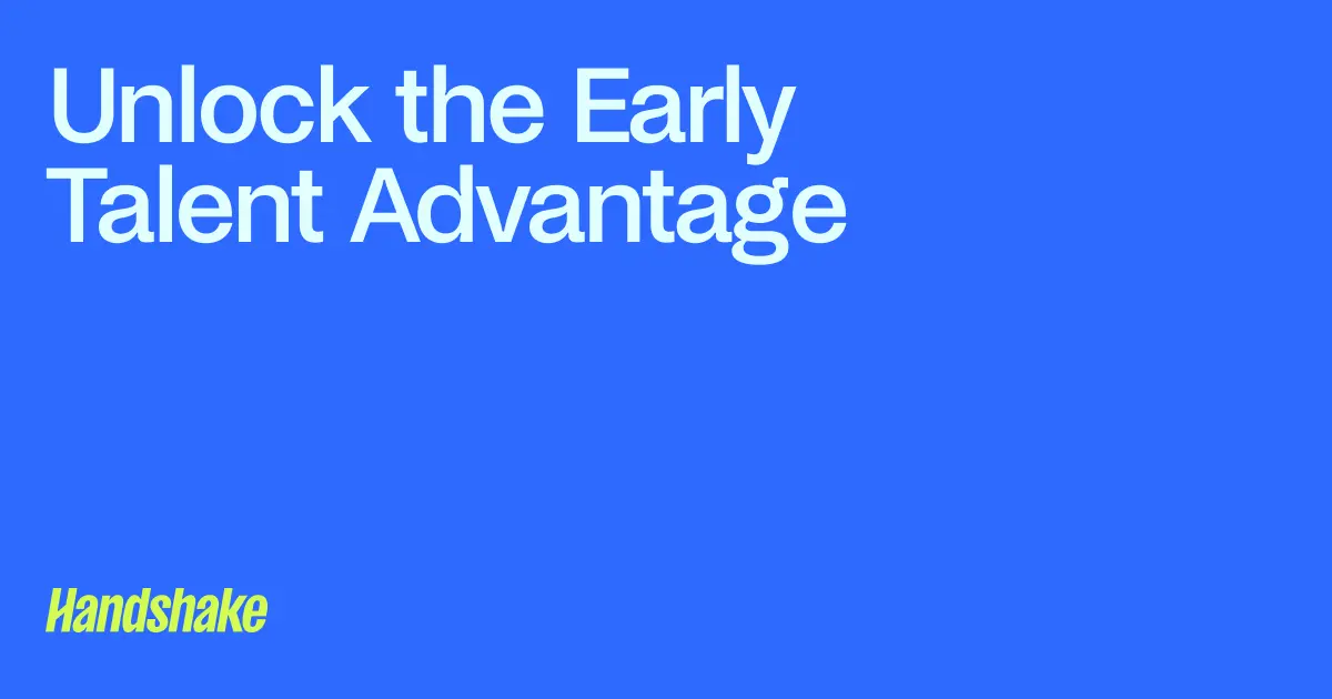 Unlock the Early Talent Advantage — Early Talent Acquisition Benchmark ...
