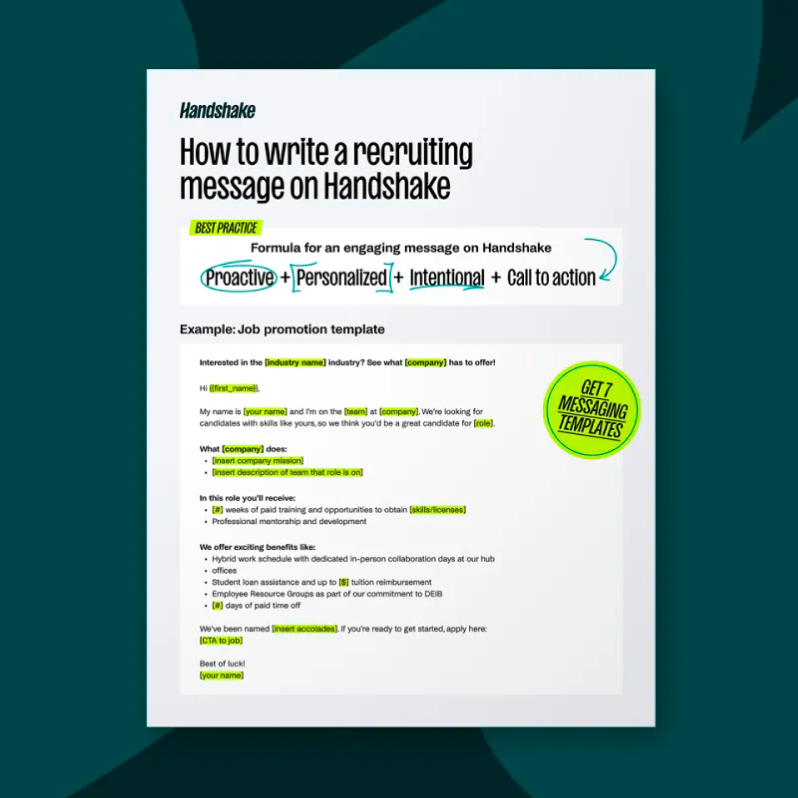 Recruiting Toolkit | Handshake