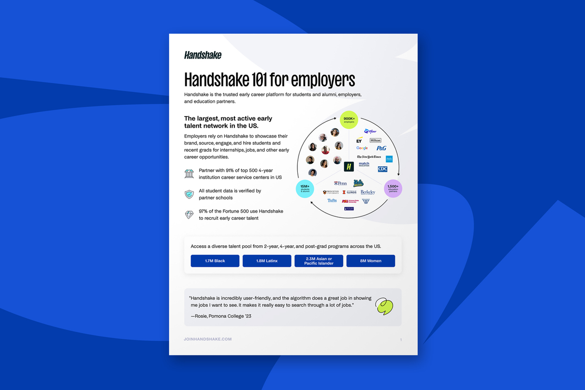 Handshake 101 for Employers | Handshake