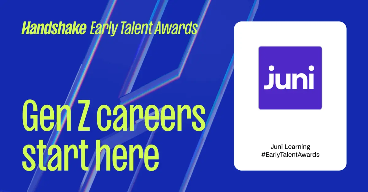2023 Handshake Early Talent Awards - Juni Learning | Handshake