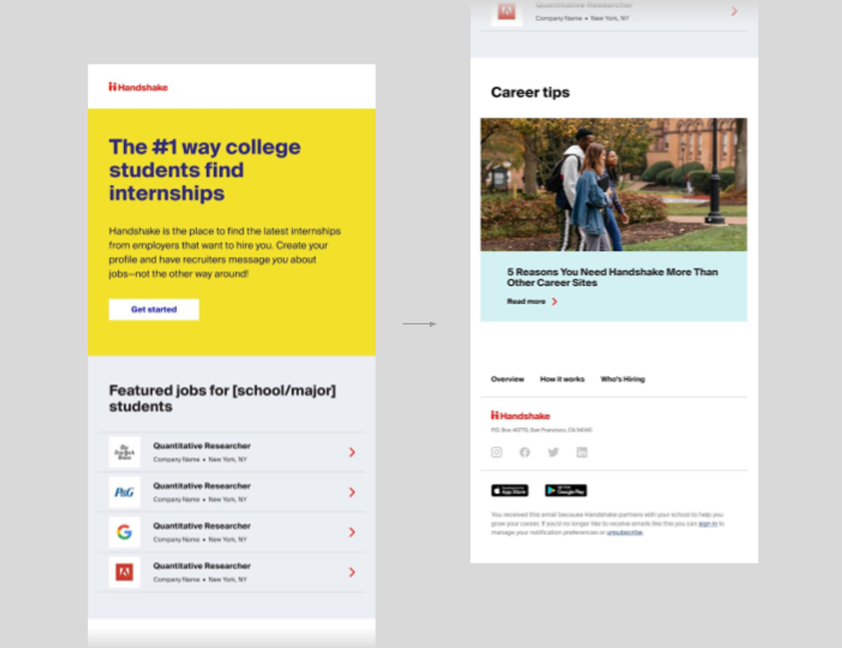 How students can get the most out of their job search on Handshake ...