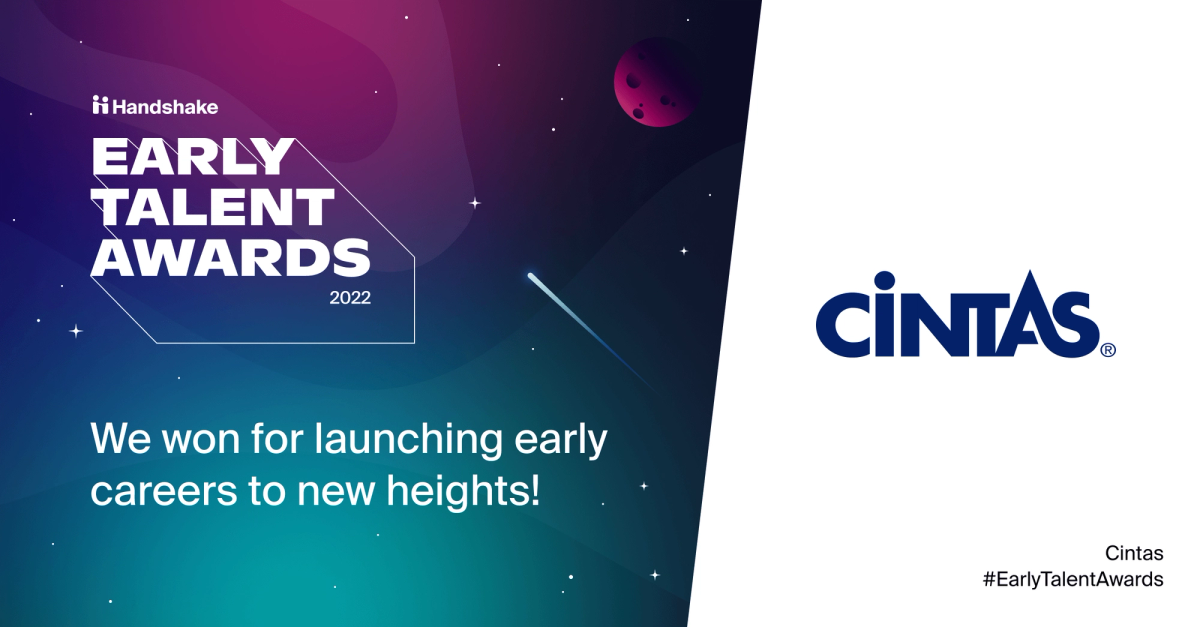 Handshake's Early Talent Awards 2022 - Cintas | Handshake