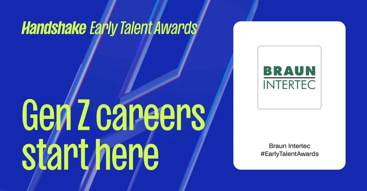 2023 Handshake Early Talent Awards - Braun Intertec | Handshake