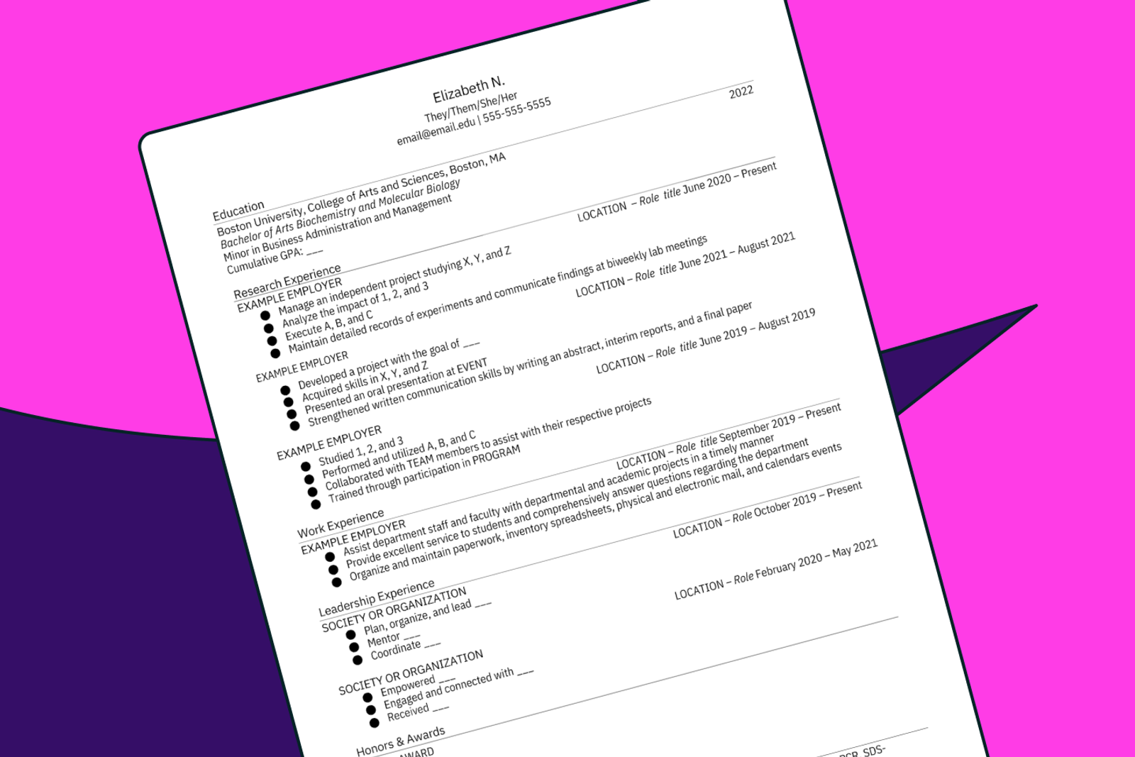 Resumes and cover letters | Handshake