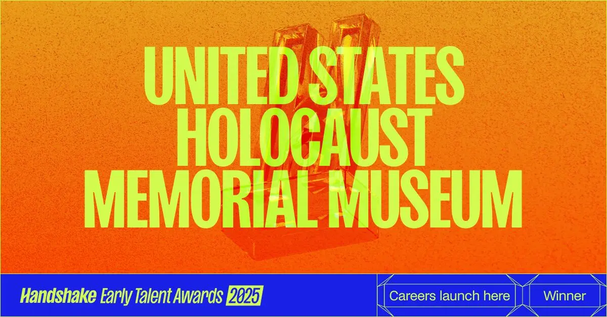 2025 Handshake Early Talent Awards - United States Holocaust Memorial ...