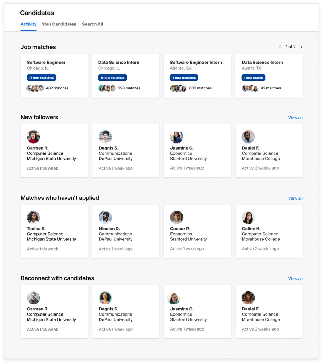 From on campus to online: Handshake’s virtual campus recruiting suite ...