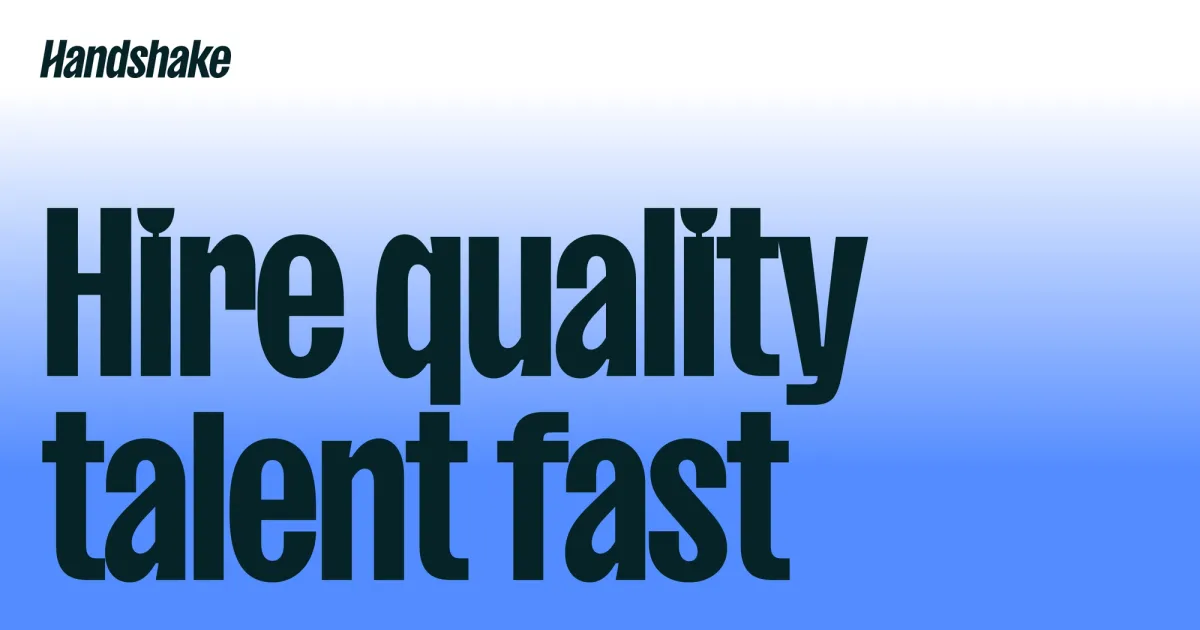 Post a job for free and reach quality candidates fast | Handshake