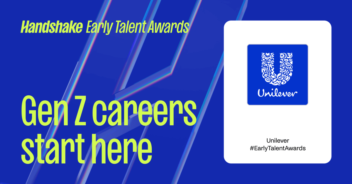 2023 Handshake Early Talent Awards - Unilever | Handshake