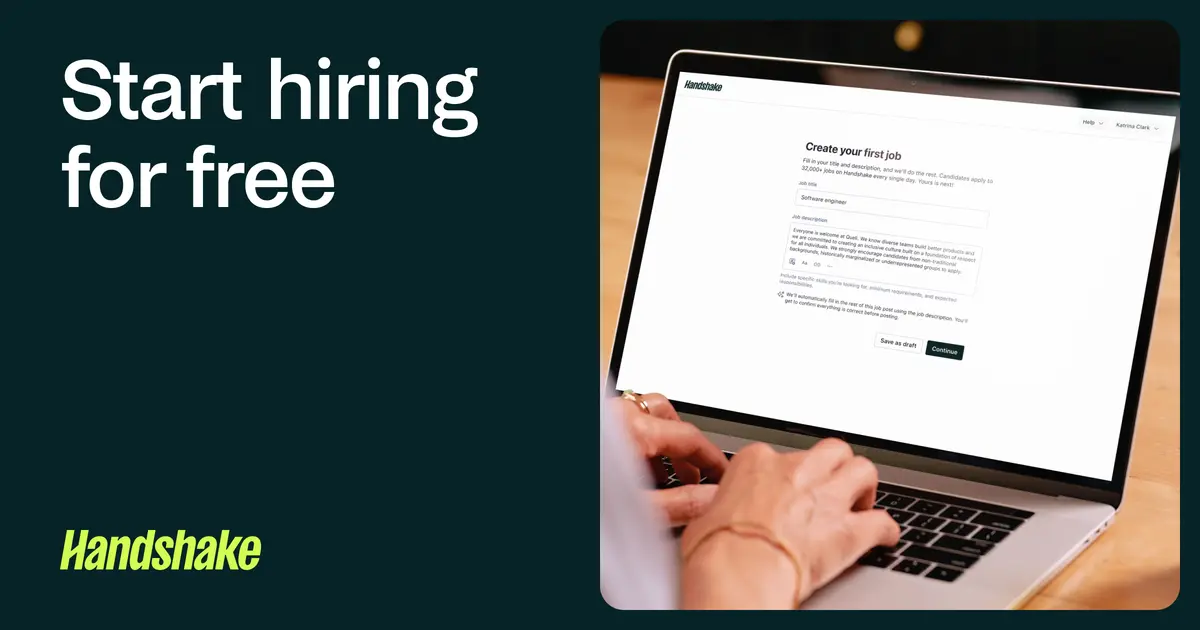 Post a job for free | Handshake