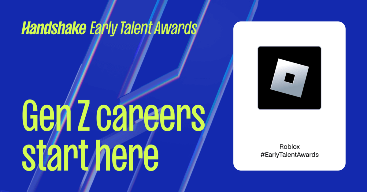 2023 Handshake Early Talent Awards - Roblox | Handshake