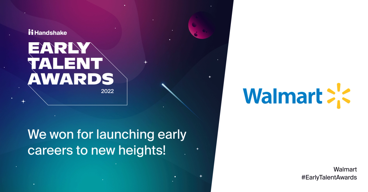 Handshake's Early Talent Awards 2022 - Walmart | Handshake