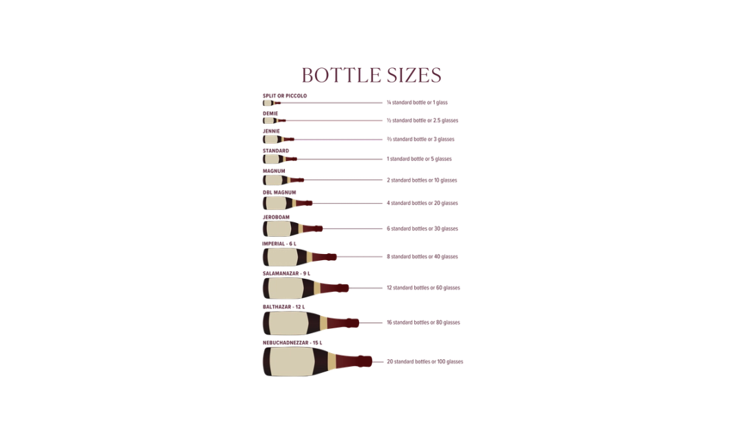 Un voyage dans les types et les tailles de bouteilles | Wineandbarrels