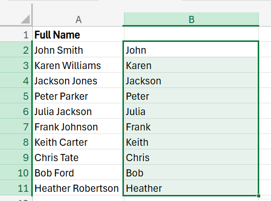 Split First & Last Names in Excel: Text to Columns, Formulas & Tips