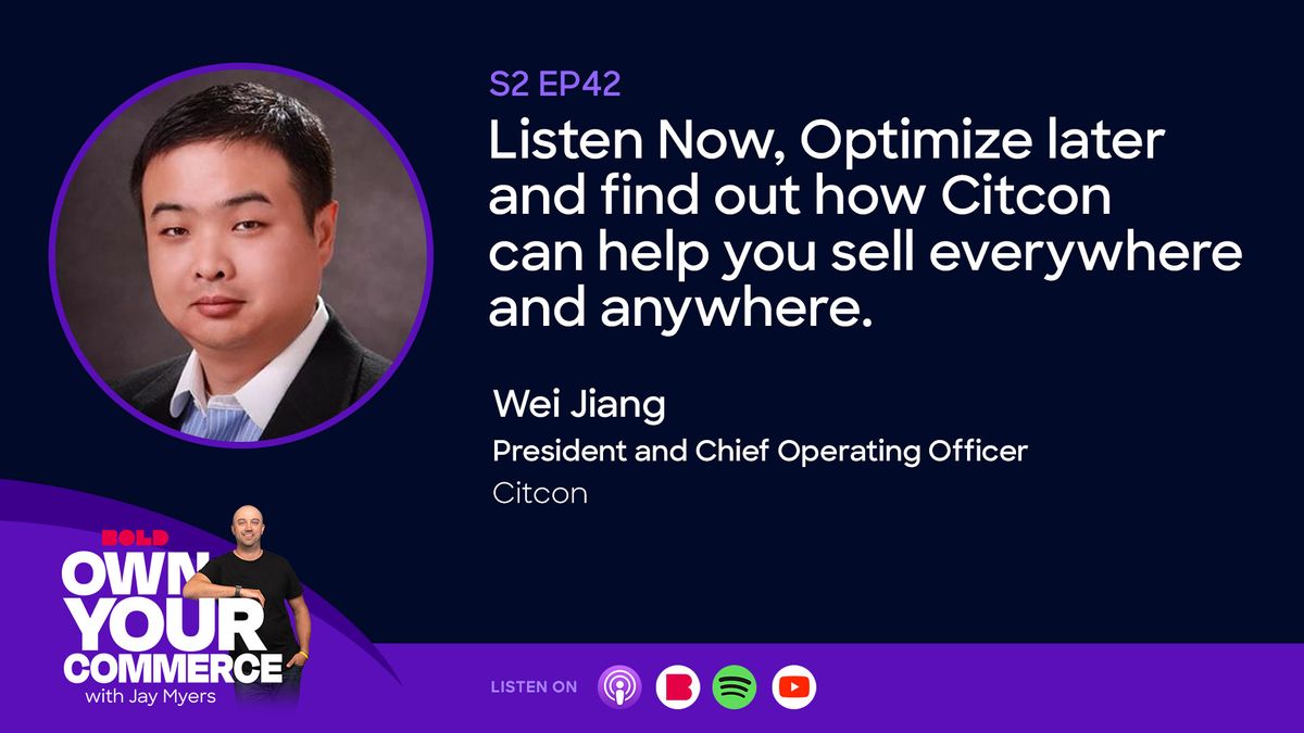 Listen Now, Optimize later and find out how Citcon can help you sell ...