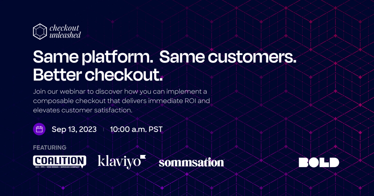 Same platform. Same customers. Better checkout. | Bold Commerce