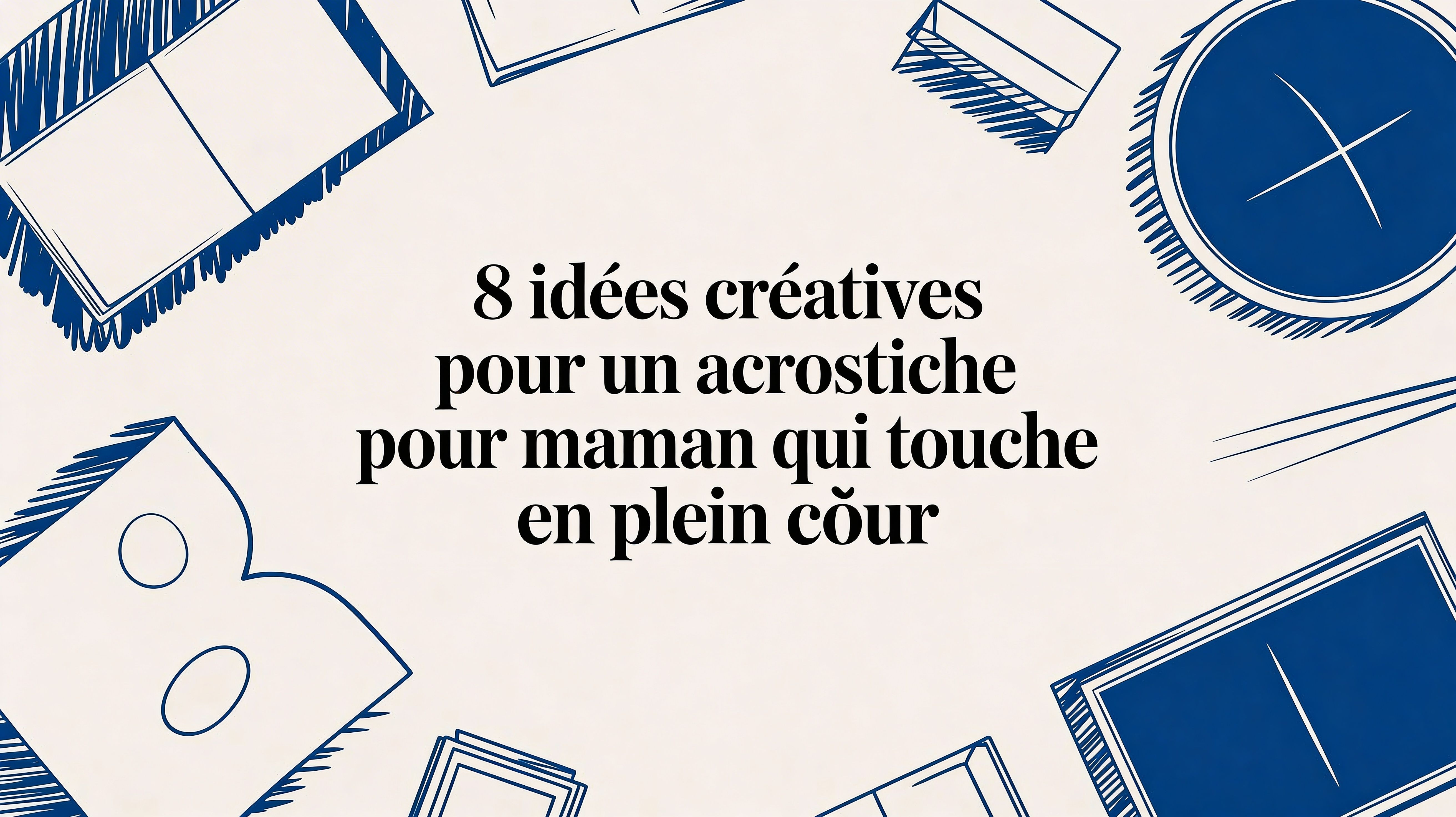8 idées créatives pour un acrostiche pour maman qui touche en plein ...