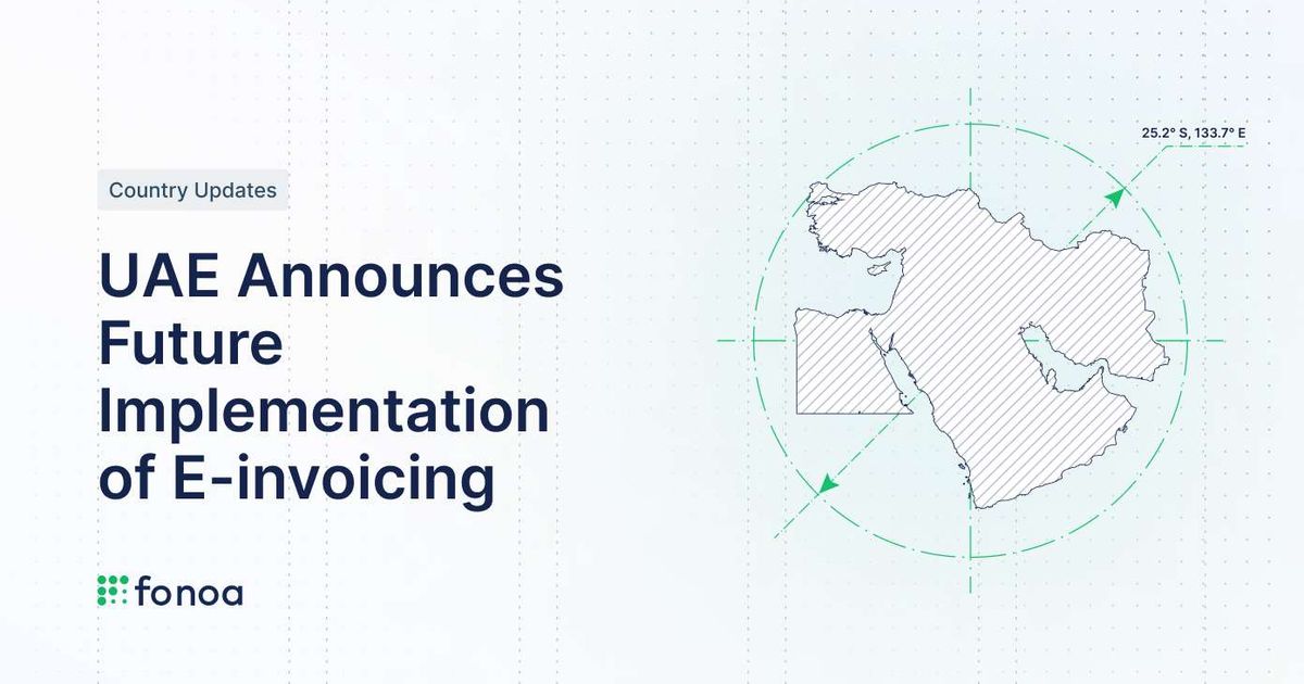 Uae Announces Future Implementation Of E Invoicing