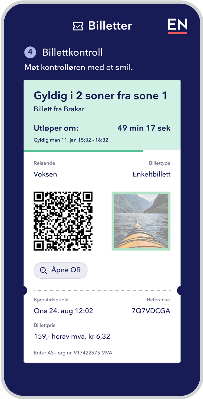 Billetter | Om Entur