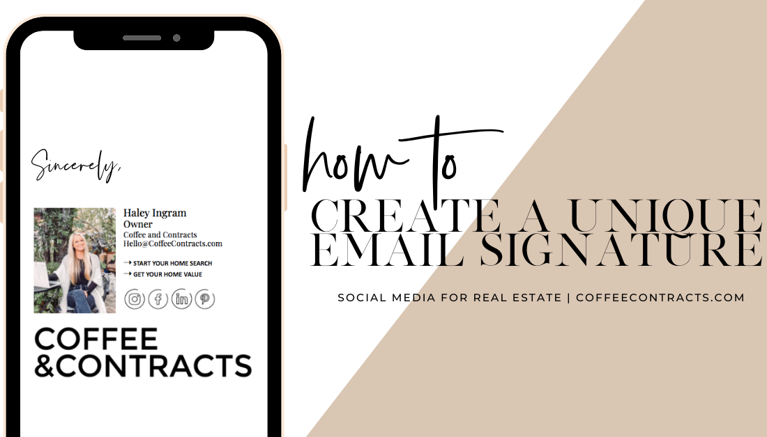 How to Create A Unique Email Signature | Coffee & Contracts