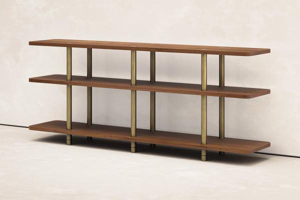 STRATA WALL SHELF Two Rows | Fort Standard