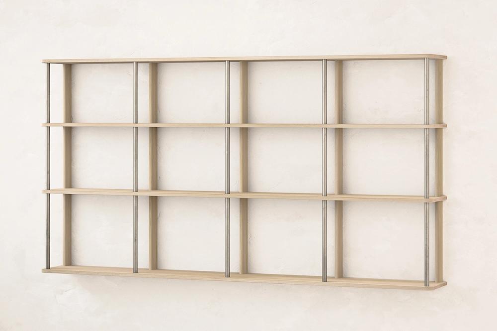 STRATA WALL SHELF Two Rows | Fort Standard