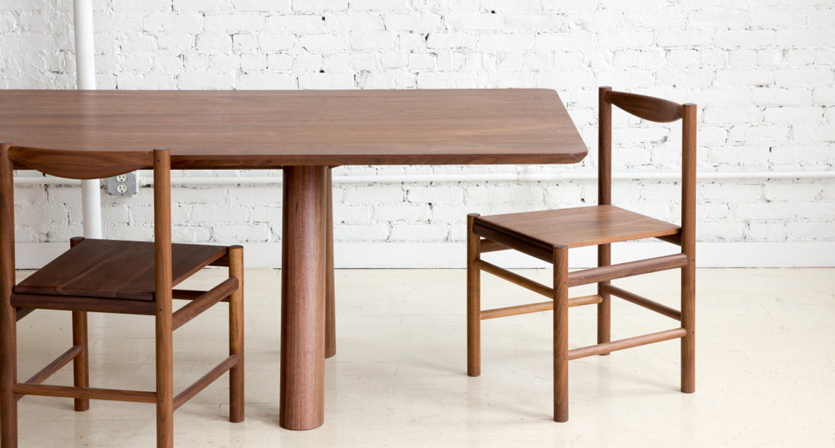 COLUMN Dining Table Angled Leg | Fort Standard