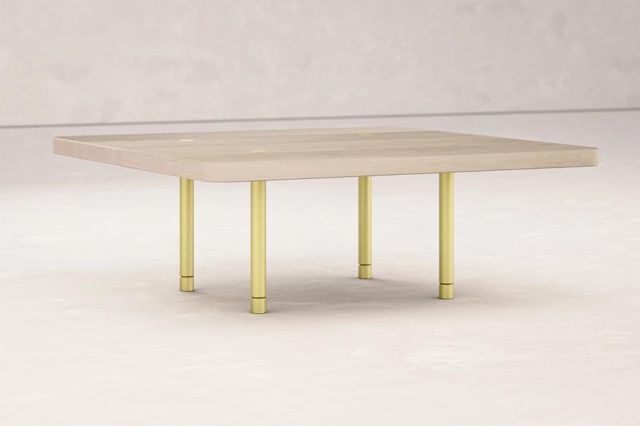 STRATA COFFEE TABLE Two Tier / Wood / Square & Rectangle | Fort Standard