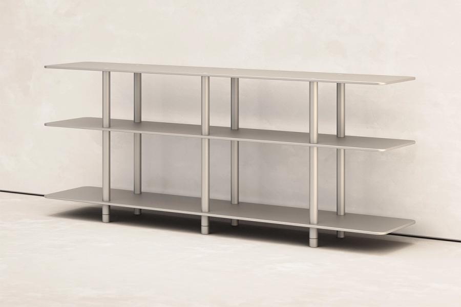 STRATA WALL SHELF Two Rows | Fort Standard