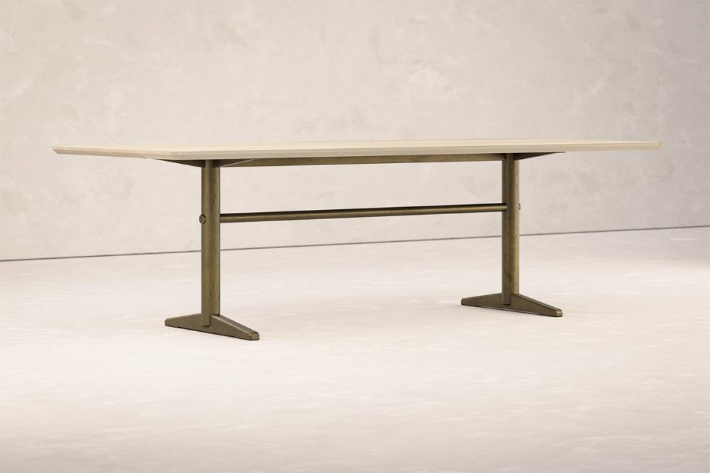 PILLAR DINING TABLE Racetrack | Fort Standard