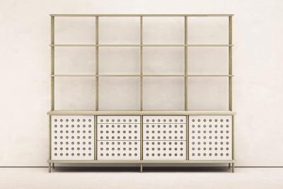 STRATA WALL SHELF Two Rows | Fort Standard