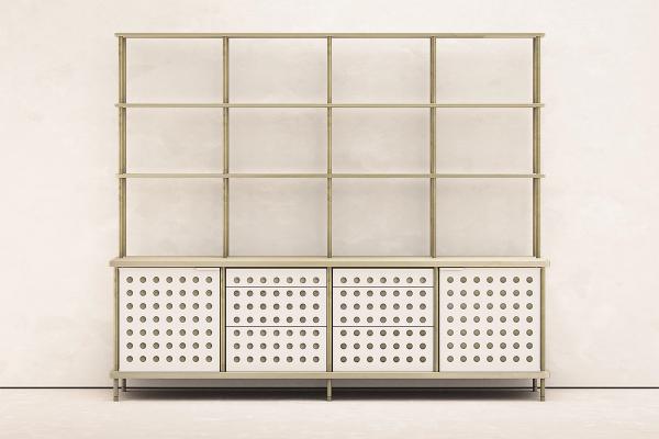 STRATA WALL SHELF Two Rows | Fort Standard