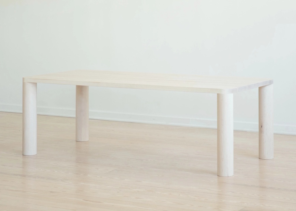 COLUMN DINING TABLE Offset Leg | Fort Standard