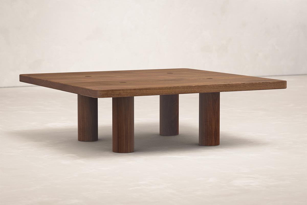 COLUMN COFFEE TABLE Central Leg / Round | Fort Standard