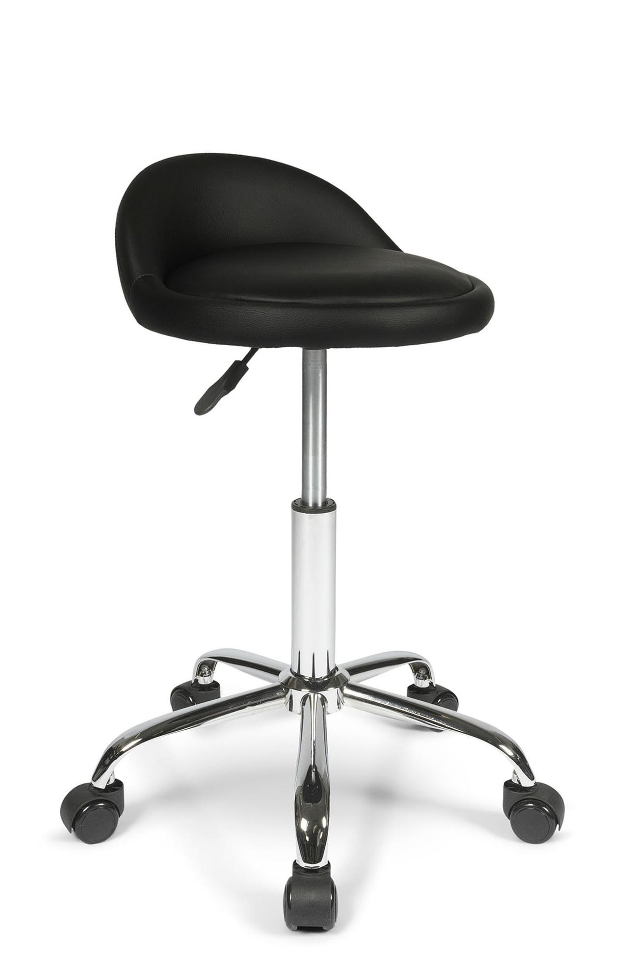 Dunimed Work Stool with Backrest | Podobrace.co.uk