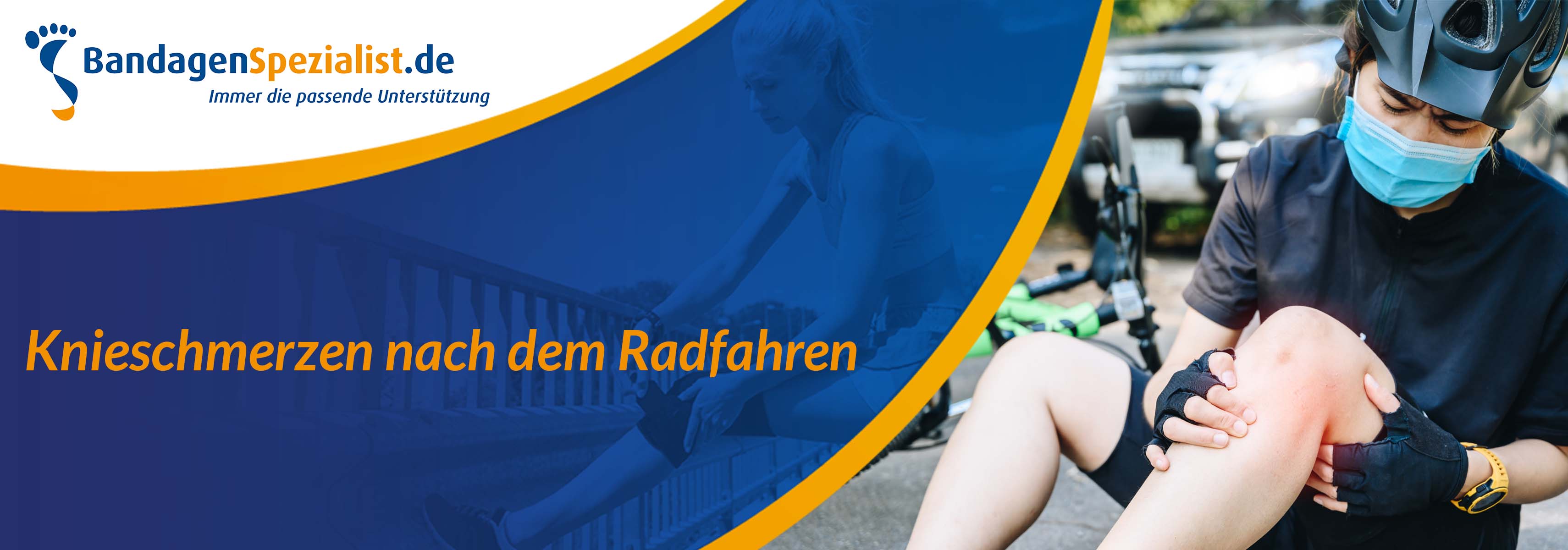 Knieschmerzen nach dem Radfahren | Bandagenspezialist.de