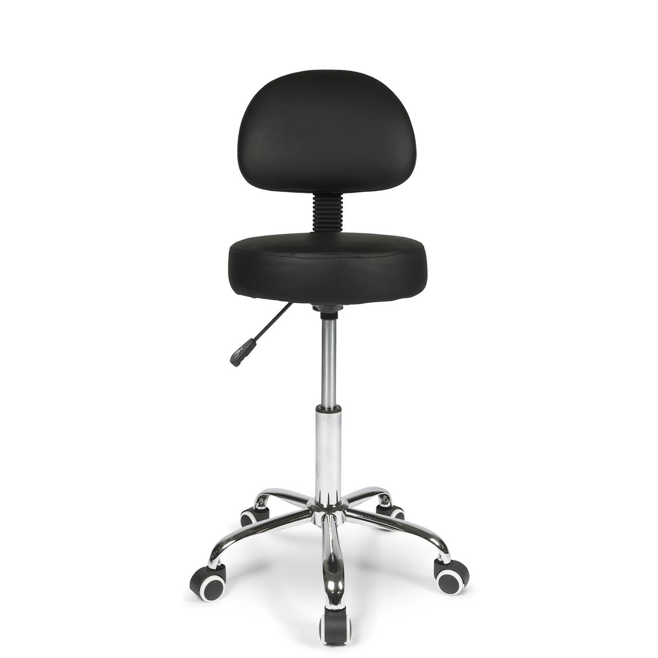 Dunimed Work Stool with Wheels and Backrest | Buy now