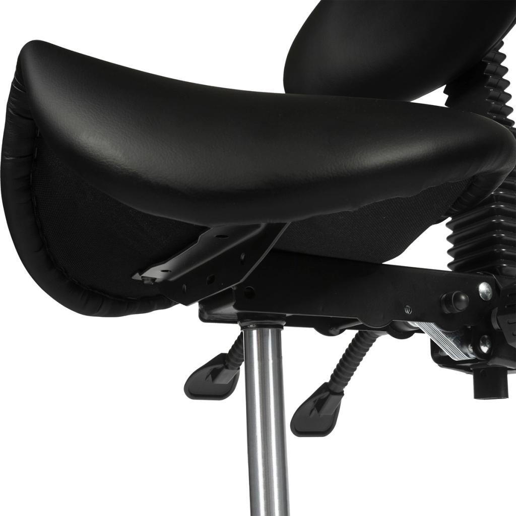 The Dunimed Saddle Stool with Backrest | Buy now