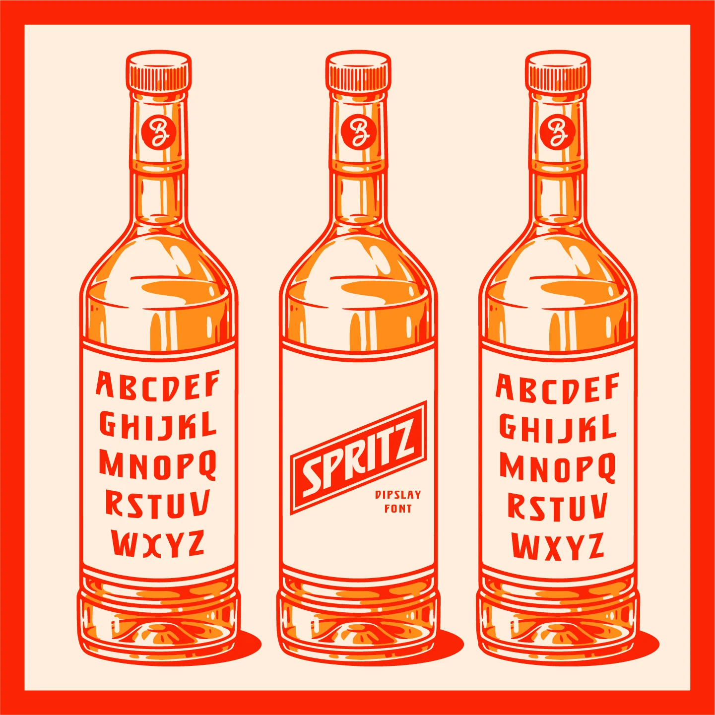 Spritz | Custom Display Font by Brethren Design Co | Brethren Design Co ...