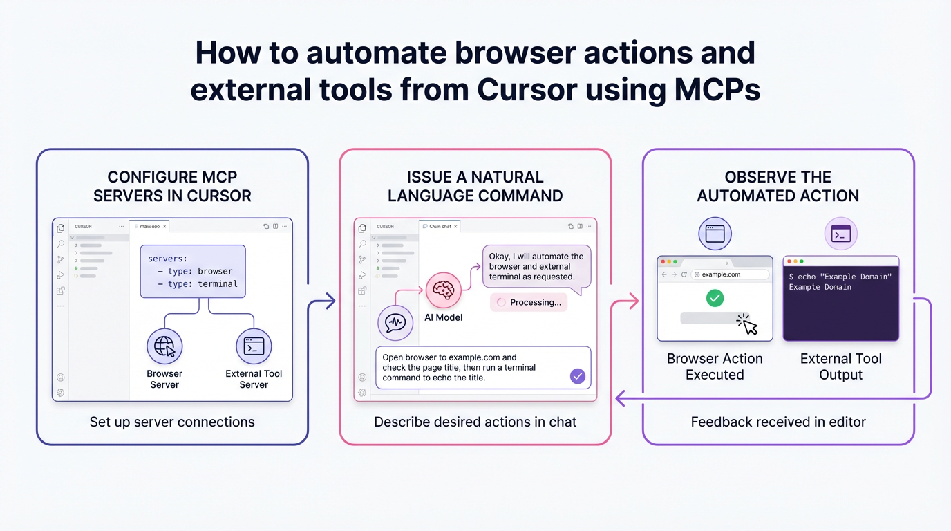How to Automate Browser Actions and External Tools from Cursor using ...