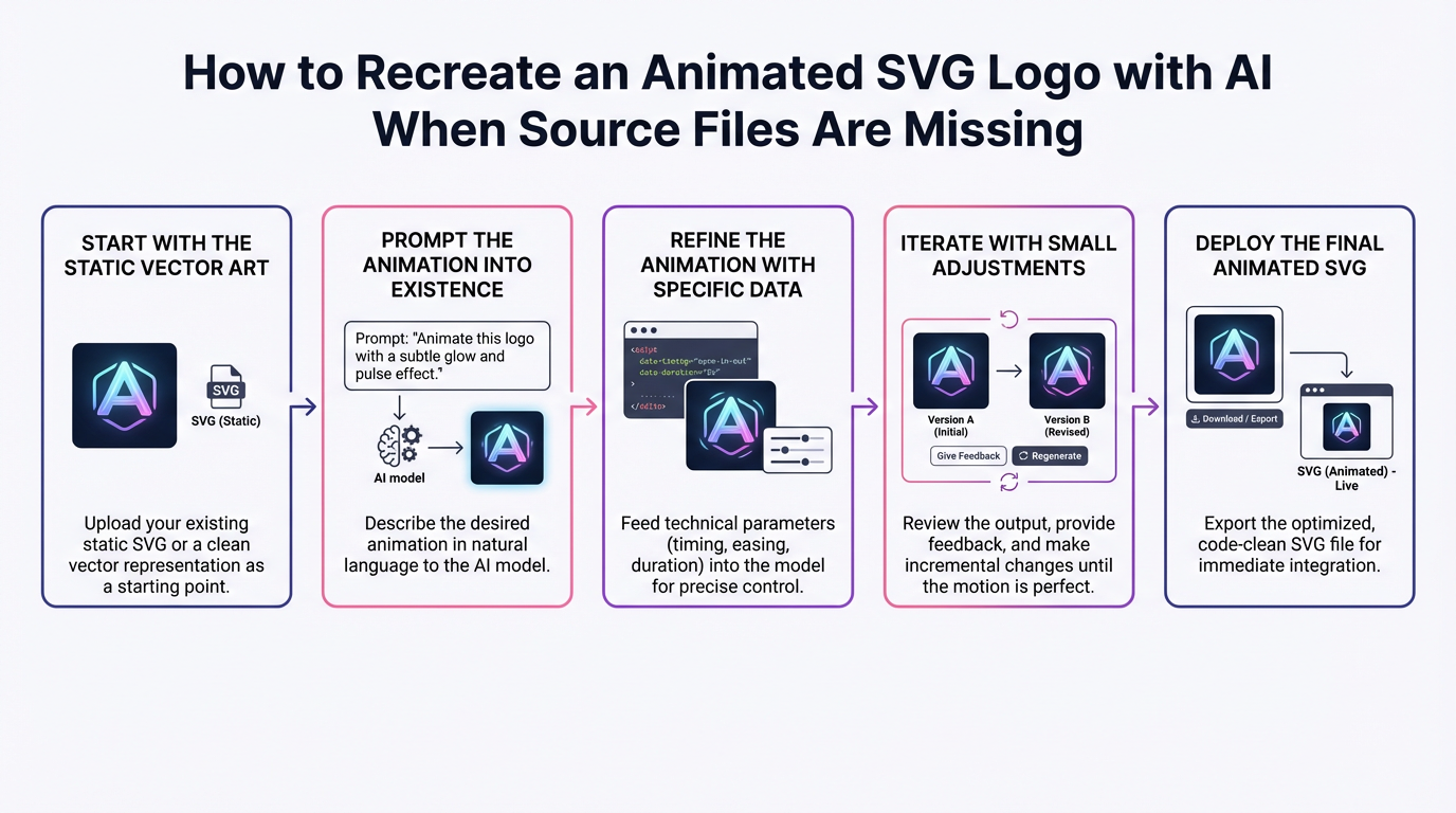 How to Recreate an Animated SVG Logo with AI When Source Files Are ...
