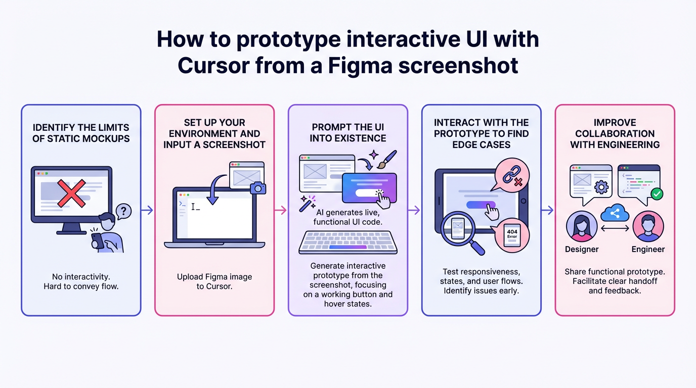 How to Prototype Interactive UI with Cursor from a Figma Screenshot ...